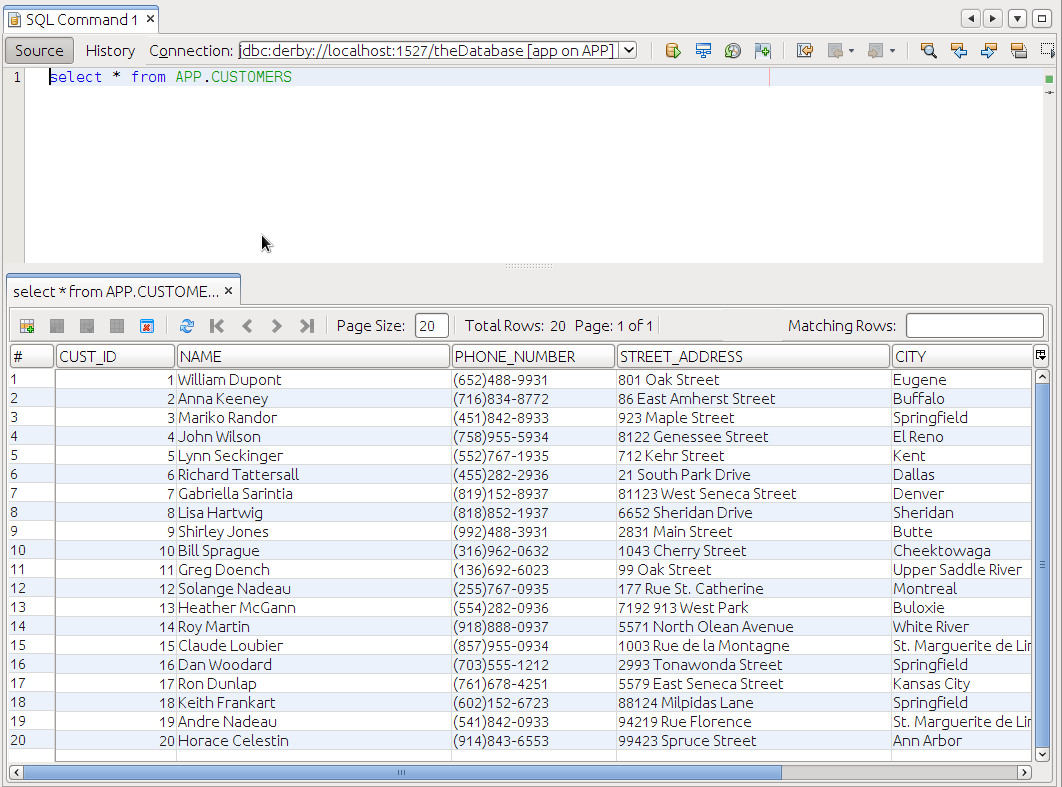 Execute Sql