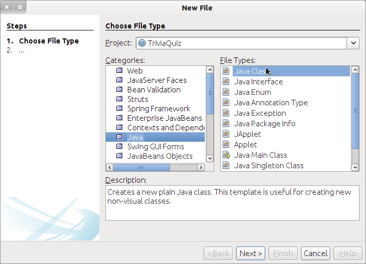 JSF Development in NetBeans