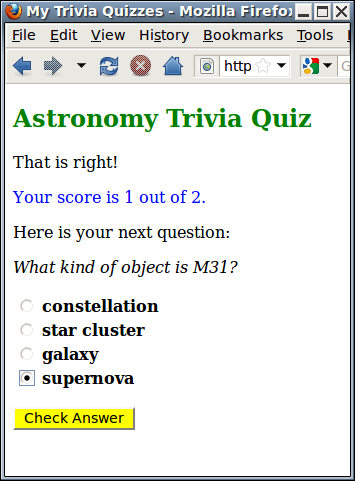 Supernova Trivia