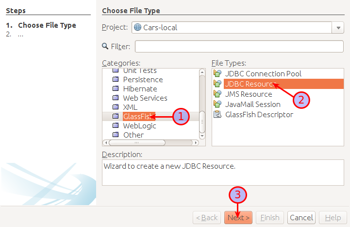 Create NetBeans Resource